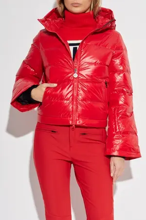 Perfect Moment Polar Flare Down Ski Jacket - Red