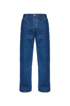 Ami Straight-leg Non-stretch Jeans - Navy Blue