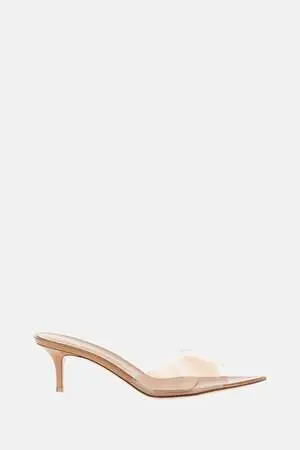 GIANVITO ROSSI Elle 55 Sabot Transparent