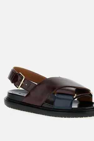 Marni Fussbett Leather Sandals
