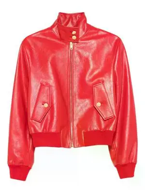 Bally Leather Jacket - Red
