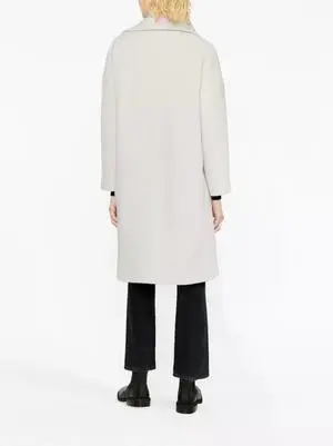 Herno Layered Wool-blend And Quilted Coat