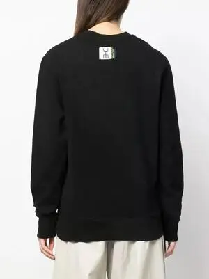 DRHOPE Embroidered Cotton Sweatshirt