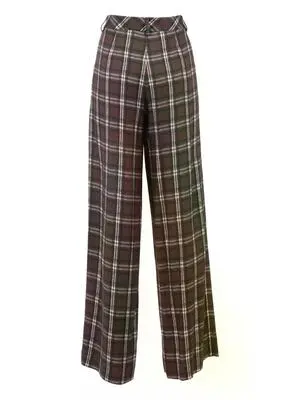 ERMANNO FIRENZE Plaid Trousers