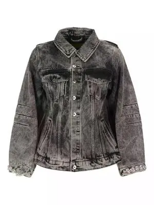 MARQUES' ALMEIDA Crystal-embellished Denim Jacket
