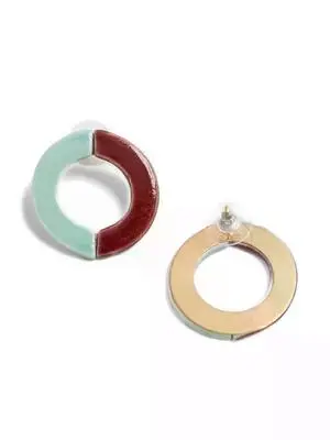 ANDRES GALLARDO Arch Two-toned Earrings