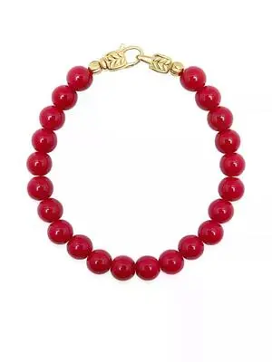 NIALAYA JEWELRY Bead Bracelet - Red
