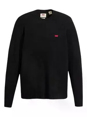 LEVI'S Logo-patch Crew-neck Sweater