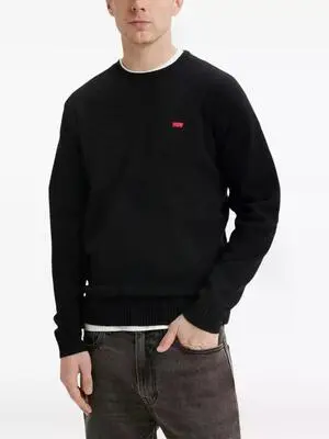 LEVI'S Logo-patch Crew-neck Sweater