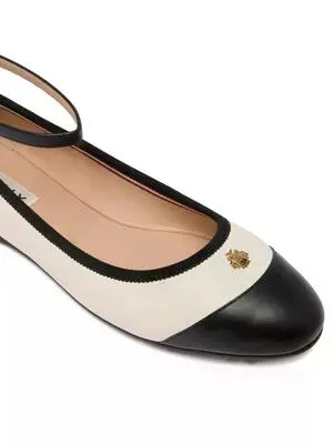 Bally Ysla Ankle-strap Ballet Flats