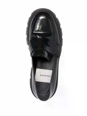 Premiata Chunky Sole Leather Loafers