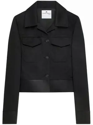 COURREGES Buttoned Shirt Jacket - Black