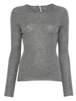 Liviana Conti Lara Ribbed Knit Sweater