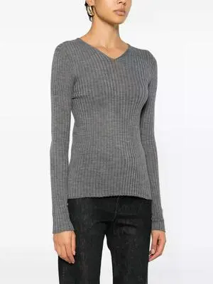 Liviana Conti Lara Ribbed Knit Sweater