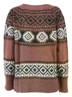 ERMANNO FIRENZE Jacquard Patterned Sweater
