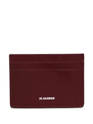 JIL SANDER Logo Card Holder - Red