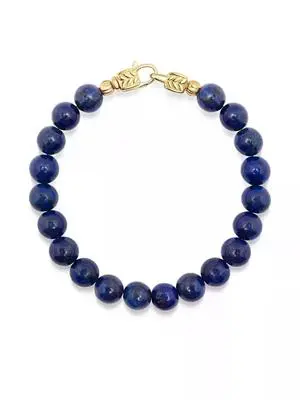 NIALAYA JEWELRY Dumortierite Beaded Bracelet - Blue