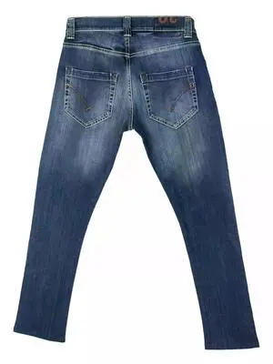 DONDUP Distressed Straight Leg Jeans