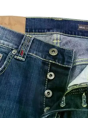 DONDUP Distressed Straight Leg Jeans