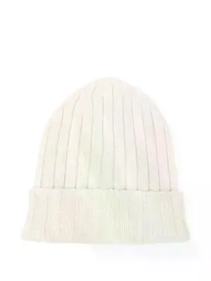 CENERE GB Ribbed Knit Hat - Neutrals
