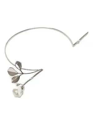 ANDRES GALLARDO Rosebud Cross Choker