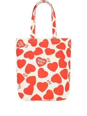 HUMAN MADE Heart-print Reversible Tote Bag - Red