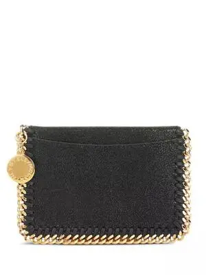 Stella McCartney Chain-trim Charm-detail Cardholder - Black