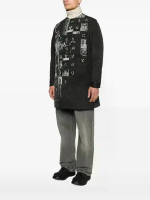 Yohji Yamamoto Printed Coat
