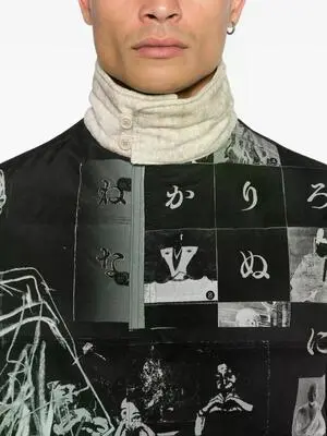 Yohji Yamamoto Printed Coat