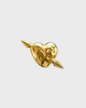 MARIA NILSDOTTER Tuvstarr's Heart Ear Stud - Gold