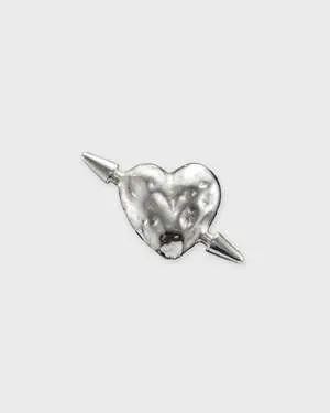 MARIA NILSDOTTER Tuvstarr's Heart Stud Earring - Silver
