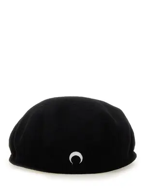 MARINE SERRE Logo Cap - Black