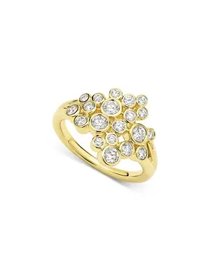 Lagos 18k Yellow Fizz Diamond Ring - Gold