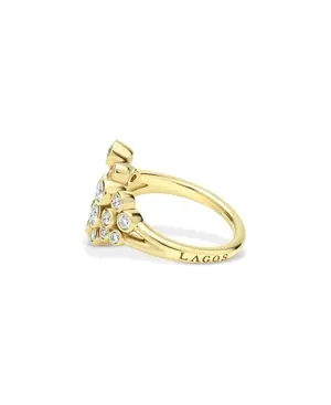 Lagos 18k Yellow Fizz Diamond Ring
