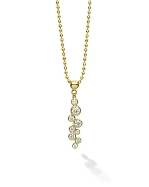 Lagos 18k Yellow Fizz Diamond Pendant Necklace - Gold