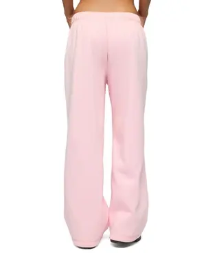 EDIKTED Camo Crush Sweatpants - Light-pink