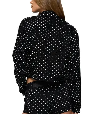 EDIKTED Tabitha Polka Dot Jacket