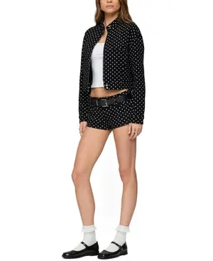 EDIKTED Tabitha Polka Dot Jacket