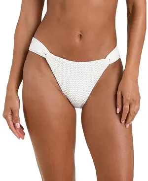 SUNSHINE 79 Flora Flair French Cut Bikini Bottom - Ivory
