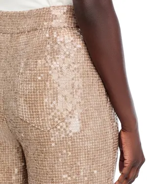TOCCIN Suri Sequin Wide-leg Pants