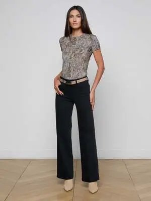 L'agence Black Wash Jeans For Women