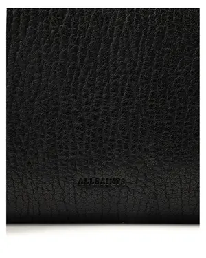 ALLSAINTS Small Leather Travel Wallet - Black