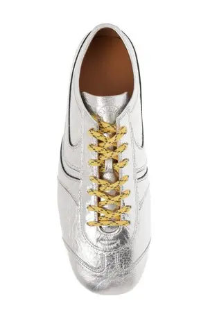 Dries Van Noten Metallic Leather Sneakers