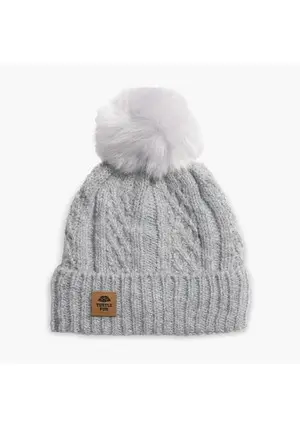 Turtle Fur Lindsey Pom Beanie - Smoke