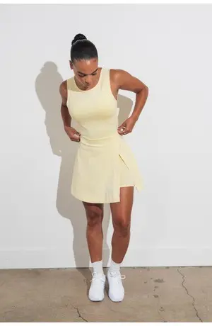 VITALITY Essence Wrap Dress - Butter