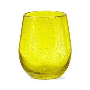 TAG Bubble Glass Stemless Wine Glass Parent - Yellow