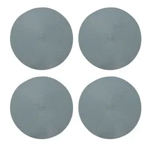 TAG Elegant Woven Placemats For Stylish Dining Experience Blue