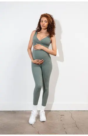 VITALITY Daydream Maternity Pant - Spearmint Tea