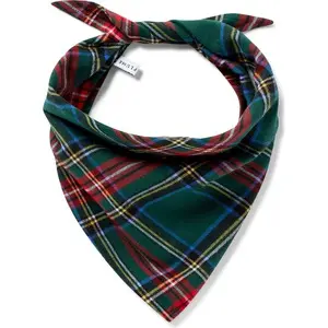 PETITE PLUME Kensington Tartan Dog Bandana - Green
