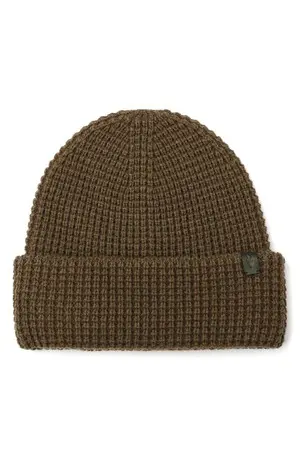 ALLSAINTS Waffle Knit Beanie - Gull Brown
